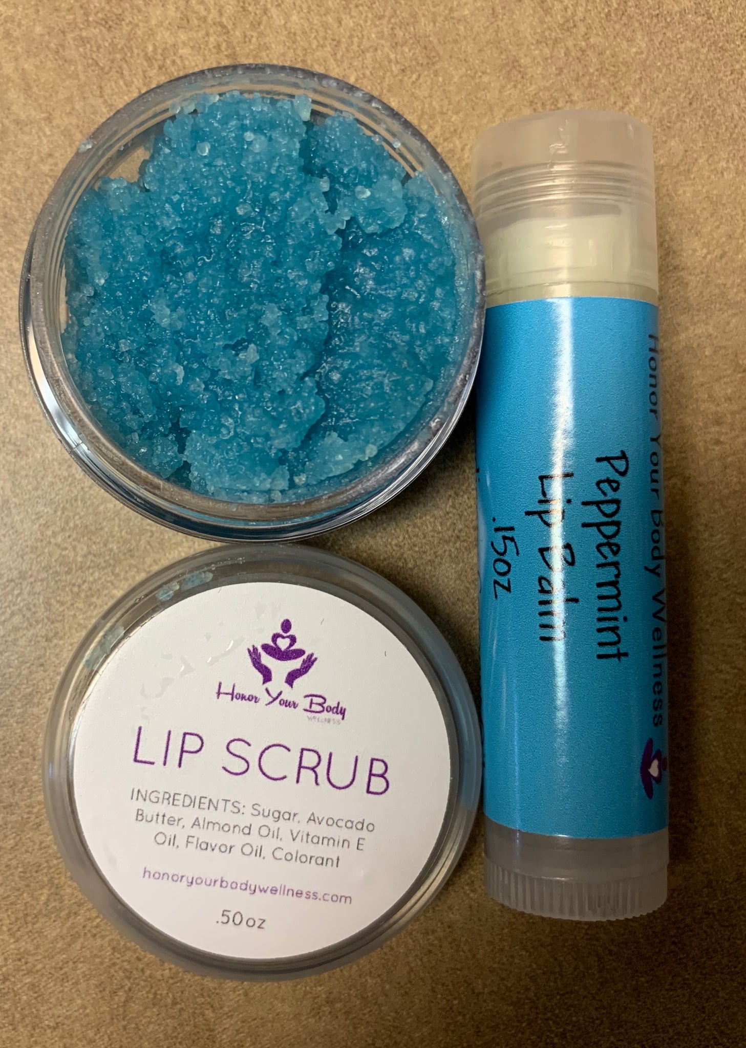 Flavored Lip Scrub and Lip Balm Set – Honor Your Body Wellness Pittsburgh